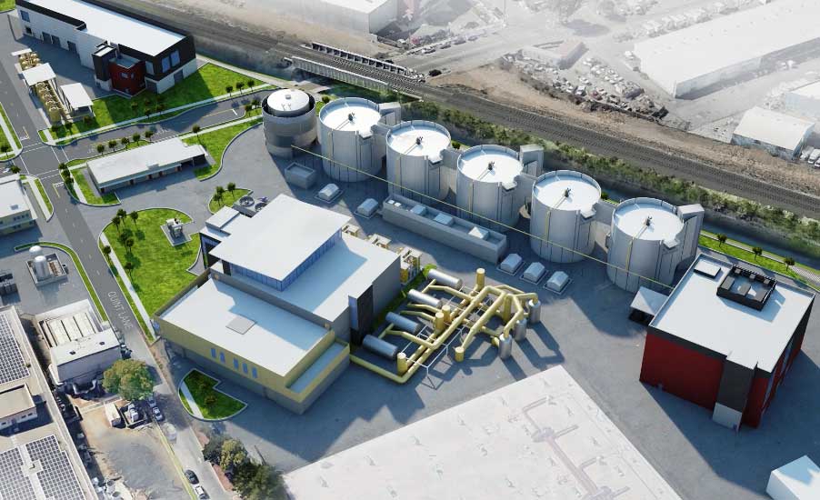 SFPUC Southeast Treatment Plant Biosolids Digester Facilities - San Francisco, CA | Cladding Corp
